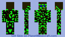 Creeper Soldier Minecraft Skin