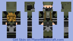 the solider Minecraft Skin