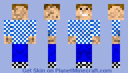 The guy in the shirt Minecraft Skin