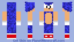 SONIC Minecraft Skin