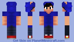 Sonic the hedgehog fanboy Minecraft Skin