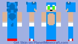 Sonic Minecraft Skin