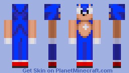 Sonic Minecraft Skin
