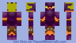 dark armour (3D) Minecraft Skin