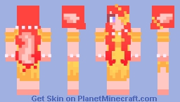 Axolotil Merling Minecraft Skin