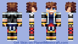 Sora(Kingdom Hearts) Minecraft Skin