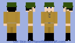 WW2/WWII Soviet soldier Minecraft Skin