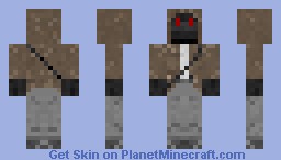 A hooded ninja Minecraft Skin