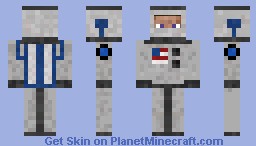 Spaceman Steve Minecraft Skin