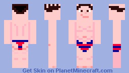 speedo fat guy Minecraft Skin