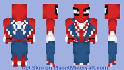 Spider-Man Advanced Suit 2.0 Minecraft Skin