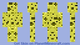 sponge block Minecraft Skin