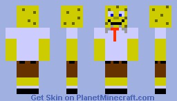 spongebob squarepants Minecraft Skin