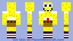 Spongebob Squarepants Minecraft Skin