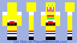 spongebob Minecraft Skin