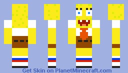 Sponge Bob Minecraft Skin