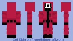 Squid Game Manager Minecraft Skin