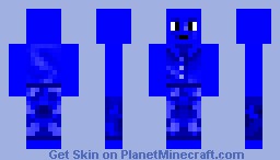 Blue Man... Minecraft Skin