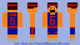 S-man playing basketball Minecraft Skin