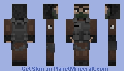 stalker rookie green jacket Minecraft Skin