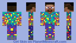 The Polka dot Artist Minecraft Skin