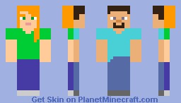 Steve and Rana?! Minecraft Skin