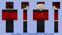 Star Trek Red Minecraft Skin