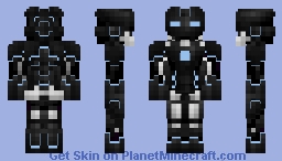 Stealthy Iron Man Suit Minecraft Skin