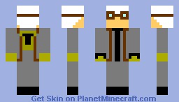 steampunk engineer Minecraft Skin