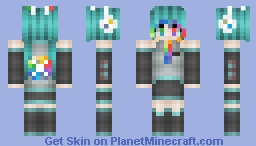 Stellar Miku Minecraft Skin
