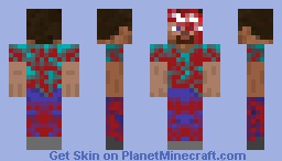 Zombie Steve Minecraft Skin