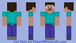 Simplistic Steve Minecraft Skin