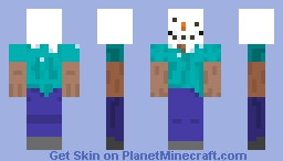 Christmas snow Steve Minecraft Skin