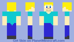 White Steve Minecraft Skin