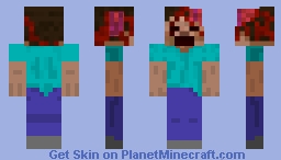 Bloody Steve Minecraft Skin