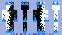 Blue fire Minecraft Skin