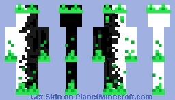 Green Fire Minecraft Skin