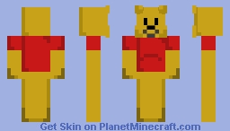 Winnie The Poo Minecraft Skin