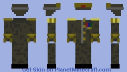 Officer template Minecraft Skin