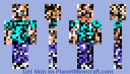steve but his texture is corrupt. Minecraft Skin
