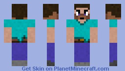 Cartoon Steve Minecraft Skin