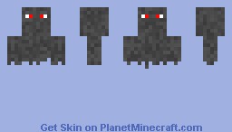 All Black Steve Ghost Minecraft Skin