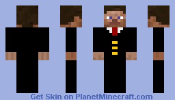 steve in a suit Minecraft Skin