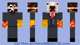 Evil Schlatt (With Walter face) Minecraft Skin