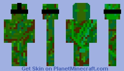 Camouflage Mask Man Minecraft Skin