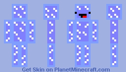 Ice Block hello Minecraft Skin