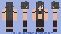 Cute Goth Minecraft Skin