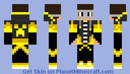 yellow nerd Minecraft Skin