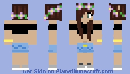 Flower girl Minecraft Skin