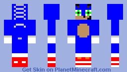 Sonic movie 2020 Minecraft Skin